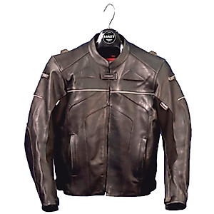 Motorcycle Body Armor Coat Hanger 'Shoulder Saver' by BAKER HANGER - USA Made - 4 Inch Hook (Black)