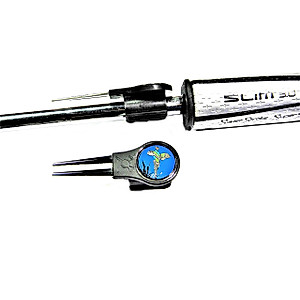 Putter Mounted Divot Tool and Ball Marker - Pheasant