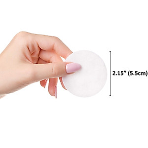 Cliganic My Cotton Premium Cotton Rounds for Face (540 Count) | Makeup Remover Pads, Hypoallergenic, Lint-Free | 100% Pure Cotton