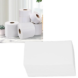Thermal Print Paper Roll 500Pcs, Waterproof & Scratch Resistant, Easy Install for D100 Machine, Self Adhesive Shipping Labels Sticker