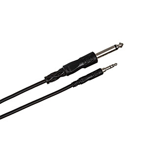 WIKOSS Hosa Cable CMP-105 1/8 Inch TRS to 1/4 Inch TS Cable - 5 Foot