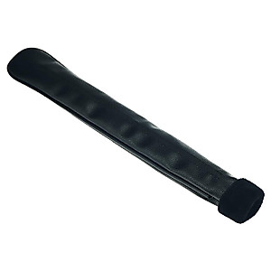 BIG TEETH Golf Alignment Stick Covers Holds at Least 2 Sticks, Leather Golf Stick Cover, Alignment Stick Cover Black