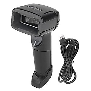 Gearwell QR Barcode Scanner, Handheld USB 2D Barcode Scanner with Long USB Cable for Mobile Payment, Convenience Store, Supermarket