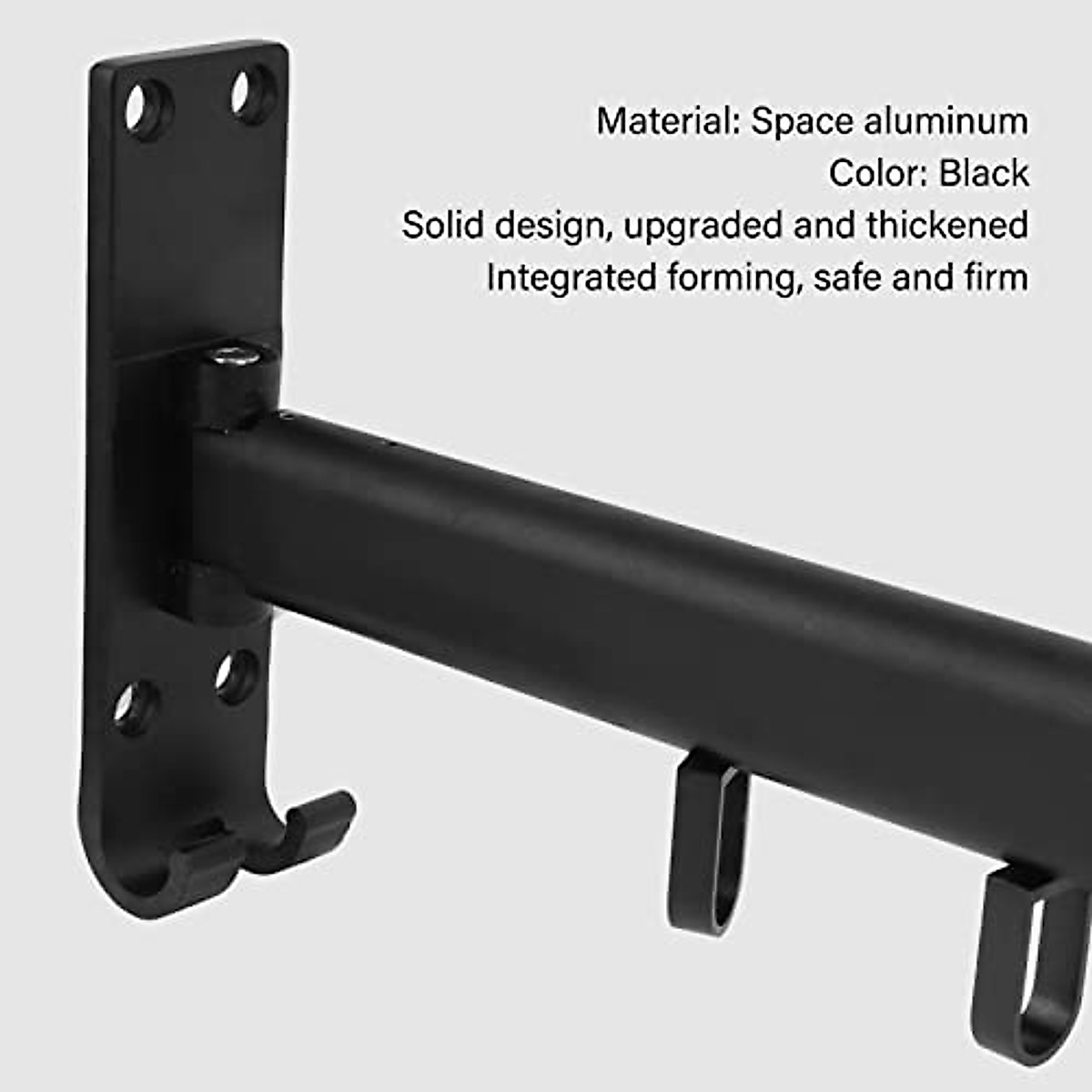 Natudeco Clothes Drying Rack Wall Mounted Clothes Rack Space Saving Dryer Rack Retractable Laundry Drying Rack for Outdoor Balcony Laundry Bathroom