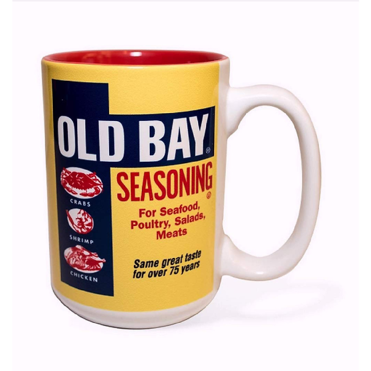 Old Bay Coffee Soup Mug Maryland My Maryland, 315, XLarge, YellowBlue