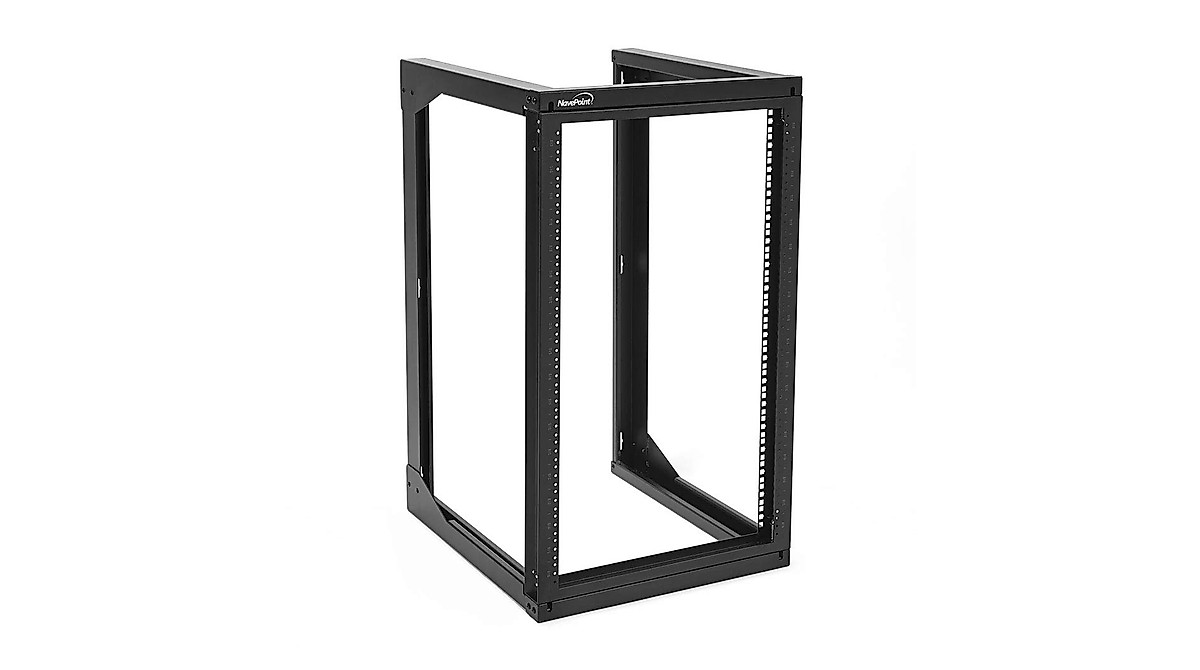NavePoint 18U Server Rack with Swing Gate - 18U Wall Mount Rack for 19 ...