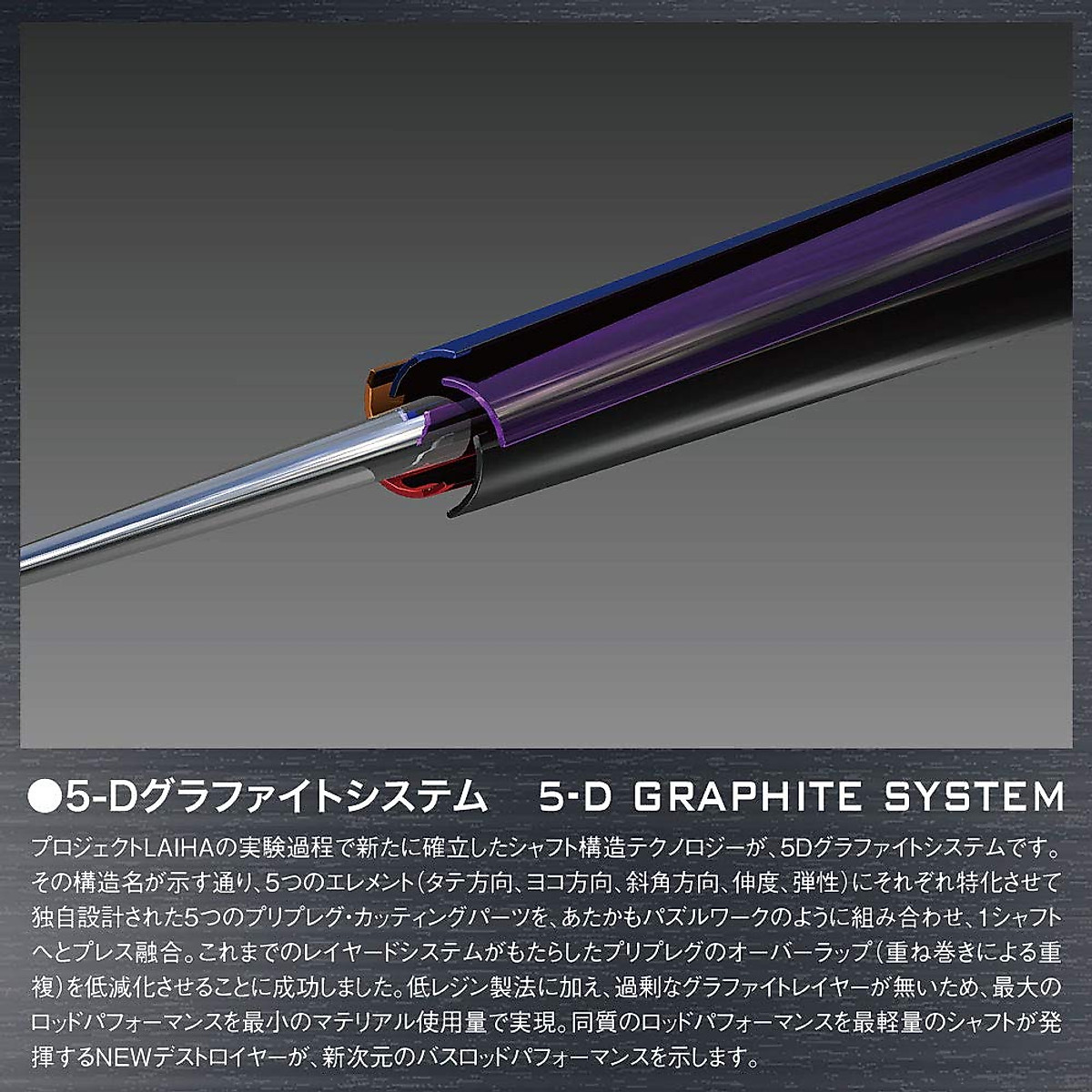 Megabass Destroyer SP P5 F5.1/2-72X The X-Bites Casting Rod