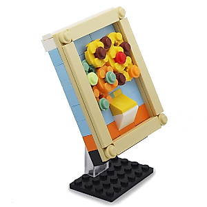 MIKEMENG 103pcs Sunflower MOC Building Blocks Set World Famous Art Paintings Blocks Toys Educational Classic Toy Bricks STEM Gift Toys for Kids Boys Girls