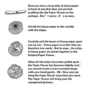 Sopeace Mixed Gold Navy Gold Blues Party Decoration Kit Tissue Paper Pom Poms Flowers Paper Lanterns and Star Garland for Birthday,Baby,Bridal Shower,Room decor &Themed Party Decoration Favor