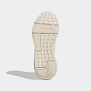 adidas Women's Swift Run 22 Sneaker, Wonder White/Wonder White/Black (Deconstructed), 7.5