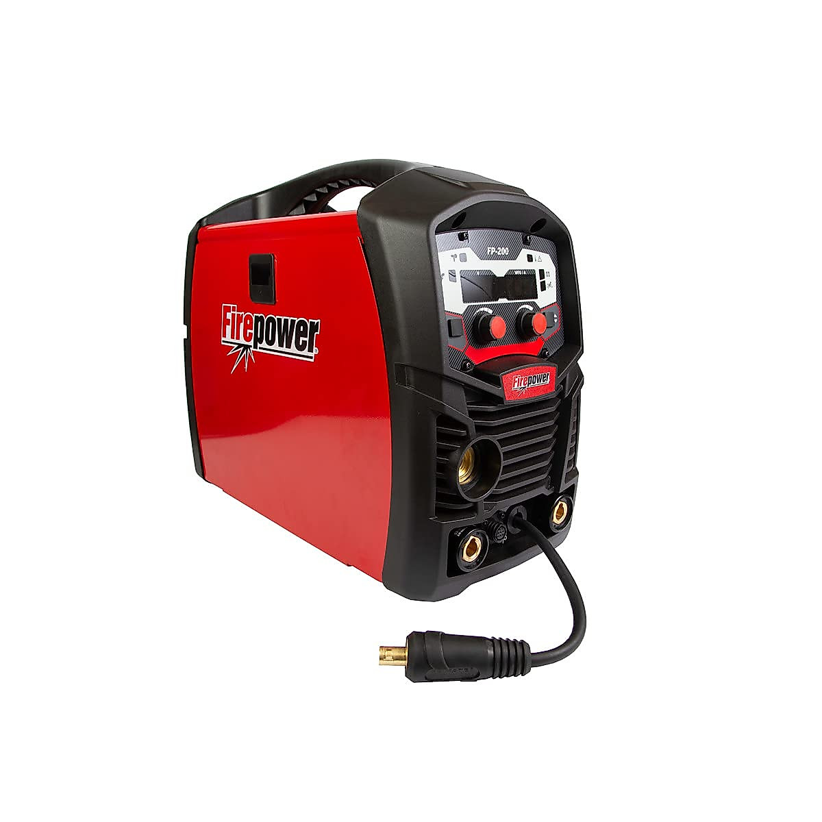 FIREPOWER 1444-1200 FP-200 2-in1 MIG, Flux Cored Welding System, 200A Output, 120-230V, 3/8" Max Thickness, Includes Tweco Fusion 180 MIG Gun, Victor GF250 Regulator, Clamp, Power Adapter, Wire Spool