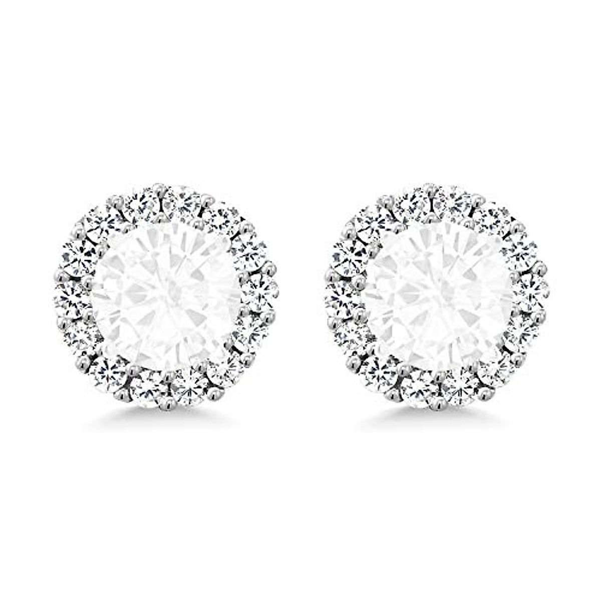 Gem Stone King 925 Sterling Silver Earring Jackets for 5MM Round Studs For Women