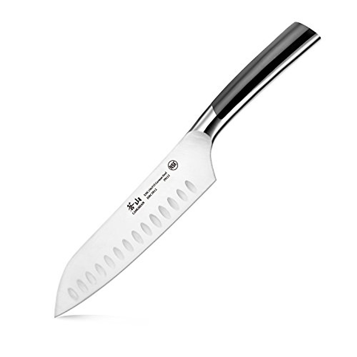 Cangshan N Series 59113 German Steel Forged Santoku Knife, 7-Inch