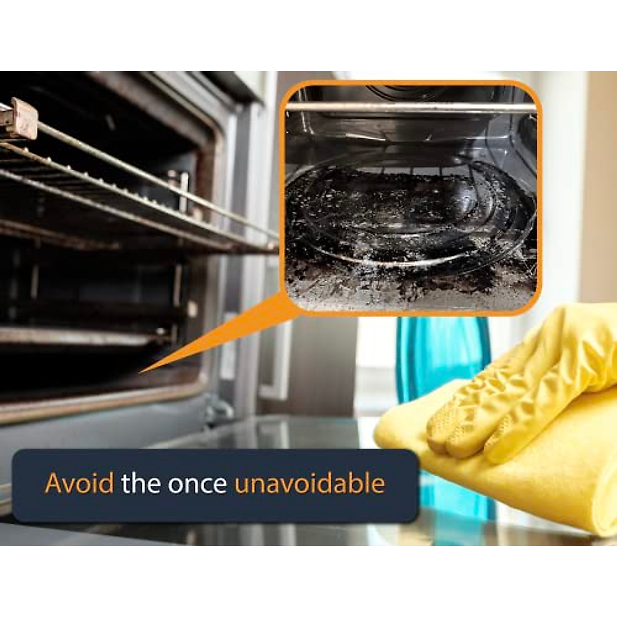 Oven Liners for Bottom of Oven - 2 Pack Large Heavy Duty Mats, 17”x25” Non-Stick Reusable Liner for Electric, Gas, Toaster Ovens, Grills - BPA & PFOA Free Kitchen Accessory to Keep Your Oven Clean