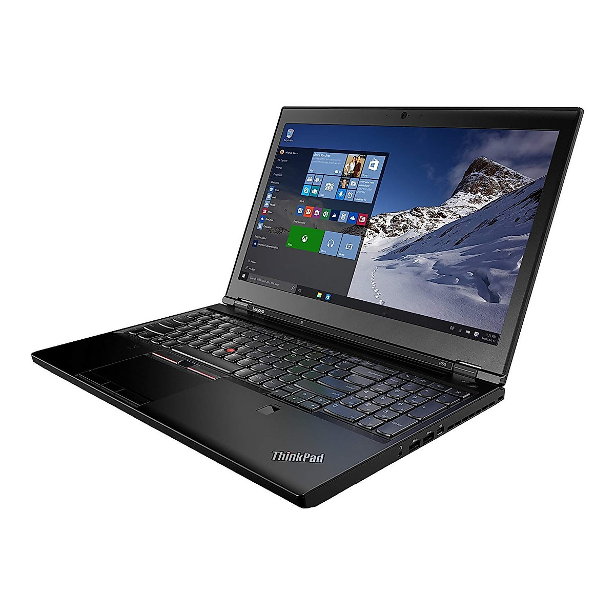 Lenovo ThinkPad P50 15.6 FHD Laptop, Core i7-6700HQ 2.6GHz, 16GB RAM, 240GB Solid State Drive, Windows 10 Pro 64bit (Renewed)