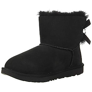 UGG unisex child Mini Bailey Bow Ii Boot, Black, 8 Toddler US