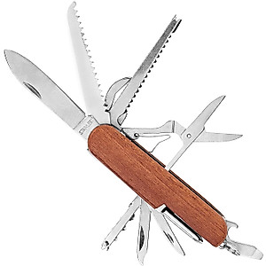 Swiss Eagle Premium Quality Classic Multi-Tool Army Knife - Packs 15 Tools Pocket knife - Multitool