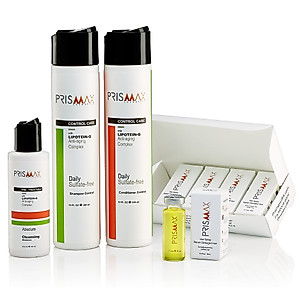 Prismax Pre-Wash Clarifying Shampoo with Keratin - Use Before Hair Treatments, Coloring, Processing, etc. - 4oz