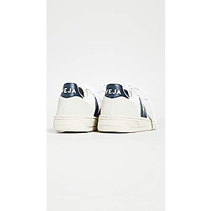 Veja Women's V-10 Sneakers, White/Nautico, 6 Medium US