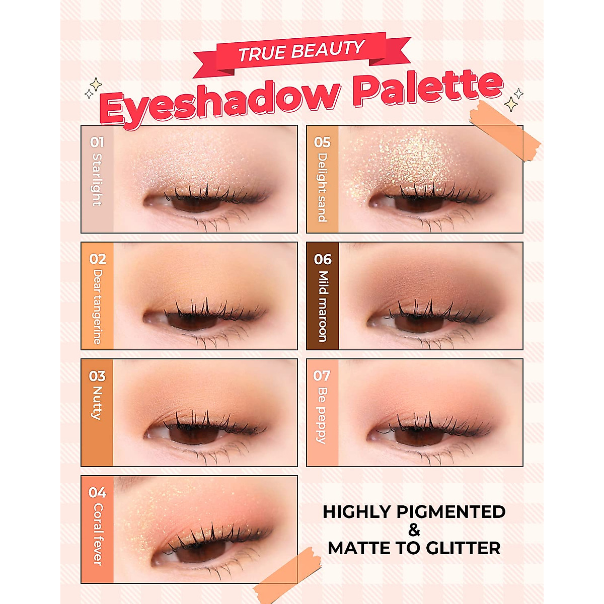 AMTS x True Beauty Edition - Some Sweet EyeShadow Makeup Palette | Matte Shimmer Metallic, Long Lasting, Cheek blush, All My Things, K Beauty, Pink Gold makeup