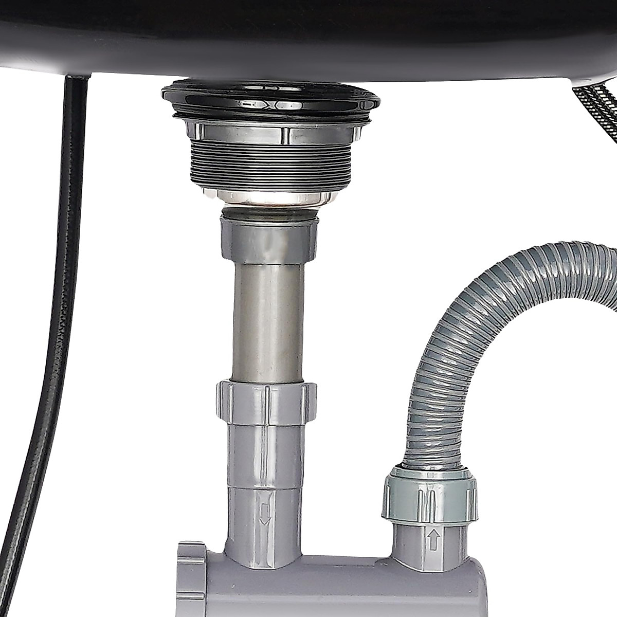 Shampoo Bowl For Salon, Wall Mounted Backwash ABS Salon Spa Barber Equipment With Spray Head, Professional Salon Spa Beauty Brushed Sink 9.84" in Depth, Portable Shampoo Bowl for Hair Stylists