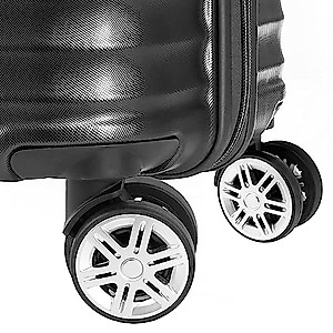 Baoblaze Luggage Suitcase Wheels Travel Suitcases Wheels Left & Right 360 Degree Rotation Double Row Swivel Caster Wheels for Carrier Travel Suitcases