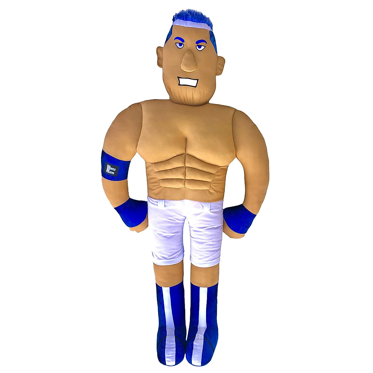 Wrestle Mates 4 Foot Tall Large Stuffed Wrestling Doll (Raz Blue Hair Dummy