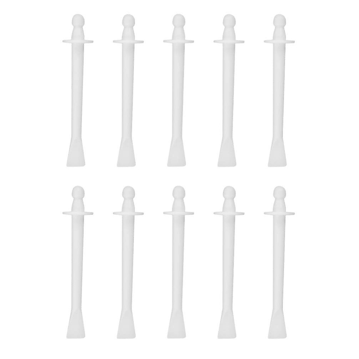 Healifty 10pcs Nose Wax Applicator Sticks Nose Wax Sticks for Adults (White)