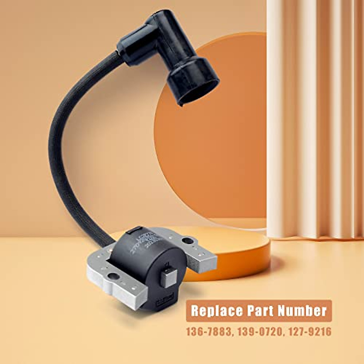 Ignition Coil Module Compatible with Toro TITAN TimeCutter Exmark Series Riding Lawn Mowers Replace Part 136-7883 139-0720 127-9216…