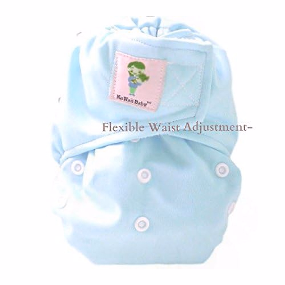 KaWaii Baby One Size Heavy Duty HD2 Cloth Diaper Shells, Reusable, Washable, Leakproof for babies 8-36 lbs - Pack of 6