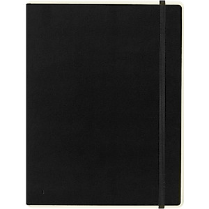 Moleskine Paper Tablet Hard Cover Smart Notebook, Plain/Blank, XL (7.5" x 9.75") Black, Compatible w/ Moleskine Pen+ Ellipse (Sold Separately) & App, Digitize & Organize, 176 Pages