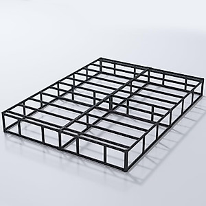 ALDRICH Queen Box Springs 9 Inch Heavy Duty Metal Box Spring Mattress Foundation 3000lbs Max Weight Capacity/Non-Slip/No Noise/Easy Assembly/Easy Clean Cover