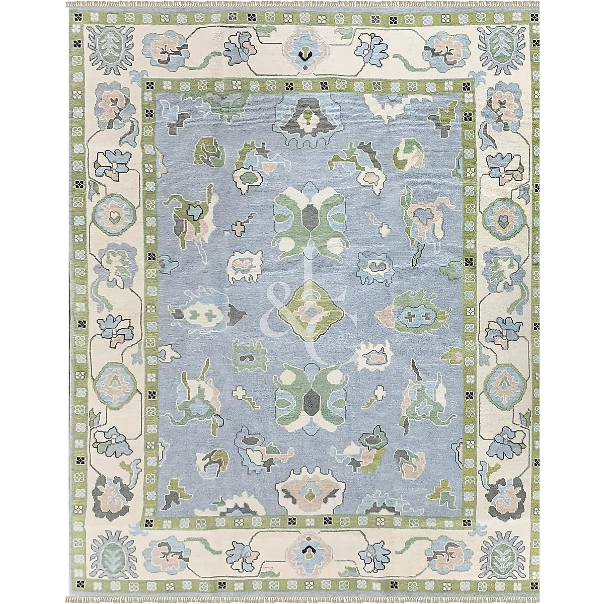 The Loom & Company Amelia - 100% Hand-Knotted Wool Area Rug - 9X12
