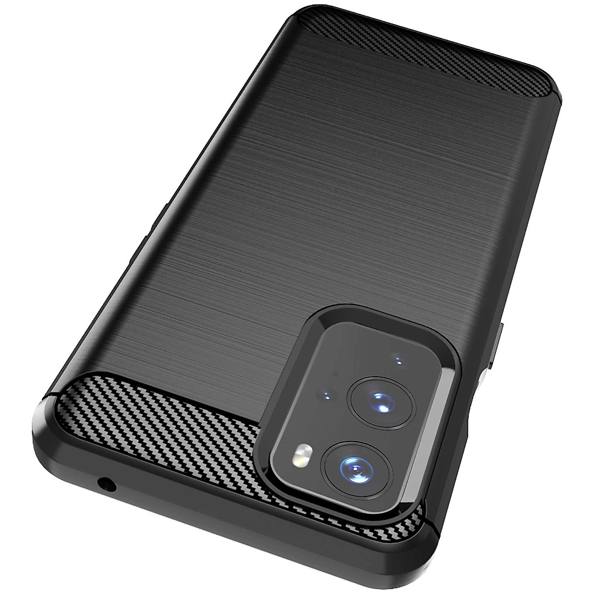 Dzxouui for Oneplus 9 Case,Oneplus 9 5G Phone Case,Protective Phone Cover Shockproof Soft TPU Cases for Oneplus 9 5G(DL-Black)