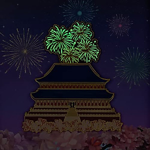 Loungefly Disney Mulan Trading Pin, Individually Boxed Collectible Glow in the Dark Enamel Pins, 3 Inches