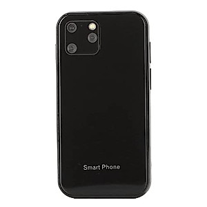 Dilwe XS11 Mini Smartphone for Kids, 3G 2.5Inch Student Pocket Cellphone WiFi GPS 1GB 8GB Quad Core Android Cell Phones, Great Kids and Students, 2MP/5MP Camera(2.5" Black)