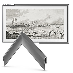 Frame My TV Deco TV Frames Alloy Prismatic - Graphite Bezel Compatible ONLY with Samsung The Frame TV (32", Fits 2021-2024 Frame TV)