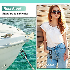 Unijoy Carabiner - Locking Caribeaner Clip: Heavy Duty Carabiner Clips for Hammock and Backpack | 12KN Aluminium Caribeaner