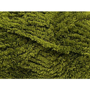 Panda Fuzzy Plush Yarn 100 Gram (3.53 Ounces) 80 Meters (87 Yards) - Military Green