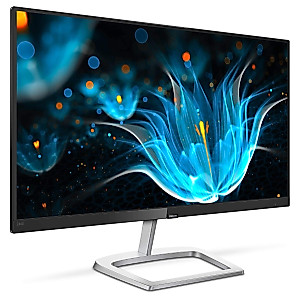 Philips 246E9QDSB 24" Frameless Monitor, Full HD 1920x1080 IPS, 75Hz, 29% sRGB & 108% NTSC, FreeSync, HDMI/DVI-D/VGA, VESA (Renewed)