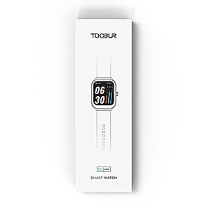 TOOBUR Smart Watch for Men Women Alexa Built-in, 1.95" Fitness Tracker with Answer/Make Calls, IP68 Waterproof/Heart Rate/Blood Oxygen/Sleep Tracker/100 Sports, Fitness Watch Compatible Android iOS