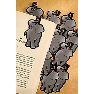 Elephant Bulk Bookmarks for Kids Girls Boys - Set of 10 - Animal Bookmarks Bulk Bookmarks for Kids Girl’s boy’s Teens. Perfect for Gifts, Student Incentives, Reading Incentives, Awards!