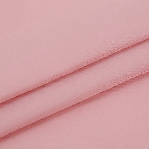 NHNHN Fitted Sheet-Deep Pockets-Soft Microfiber-Easy Care-Shrinkage and Fade Resistant-Fitted Sheets Full Size for Girl Teens Kids-Only 1 Fitted Sheet (Full, Blush)