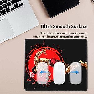 Baki Anime The Grappler Rubber Mousepads Ultra Thick 3mm Large Gaming Mouse Pad Mat Anti-Slip for Gaming Office Laptop Computer 7.9 X 9.5 in