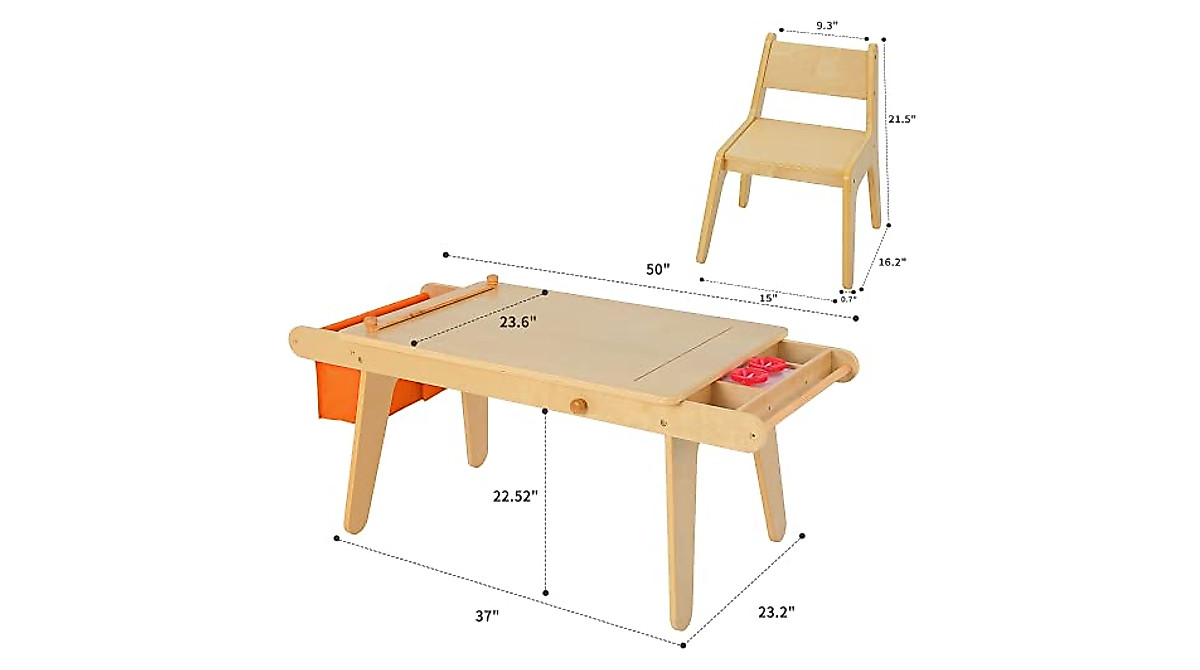 MEEDEN Kids Art Table Set: Creative Fun for Young Artists