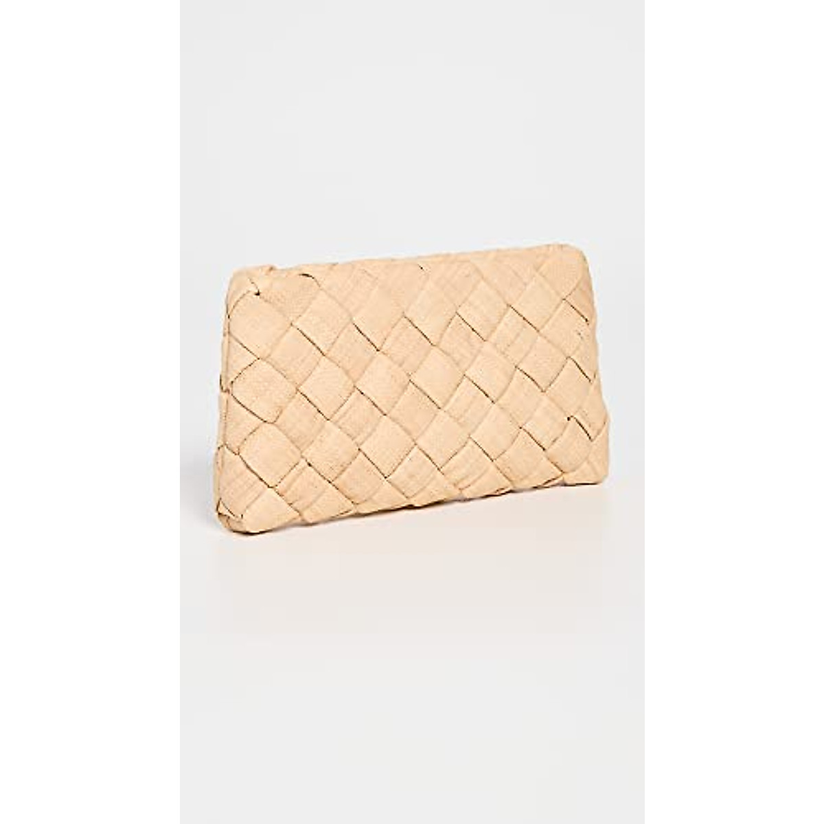 Loeffler Randall Women's Aviva Woven Puff Clutch, Natural, Tan, One Size