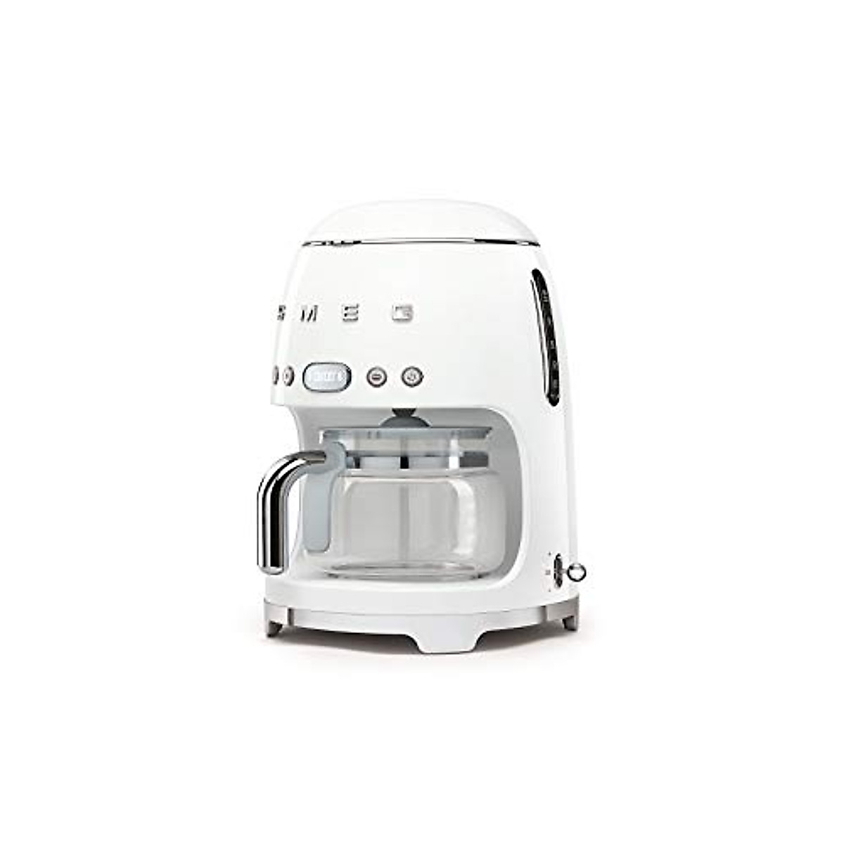 Smeg 50's Retro Style Aesthetic Drip Coffee Machine, White