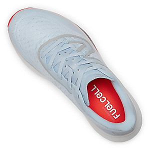 New Balance Women's FuelCell Rebel V3 Running Shoe, Starlight/Electric Red/Magenta Pop, 8.5