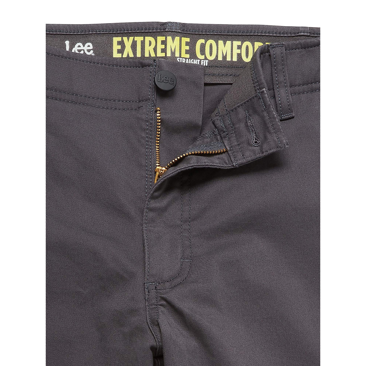 Lee Men's Extreme Motion Twill Cargo Pant Charcoal 38W x 32L