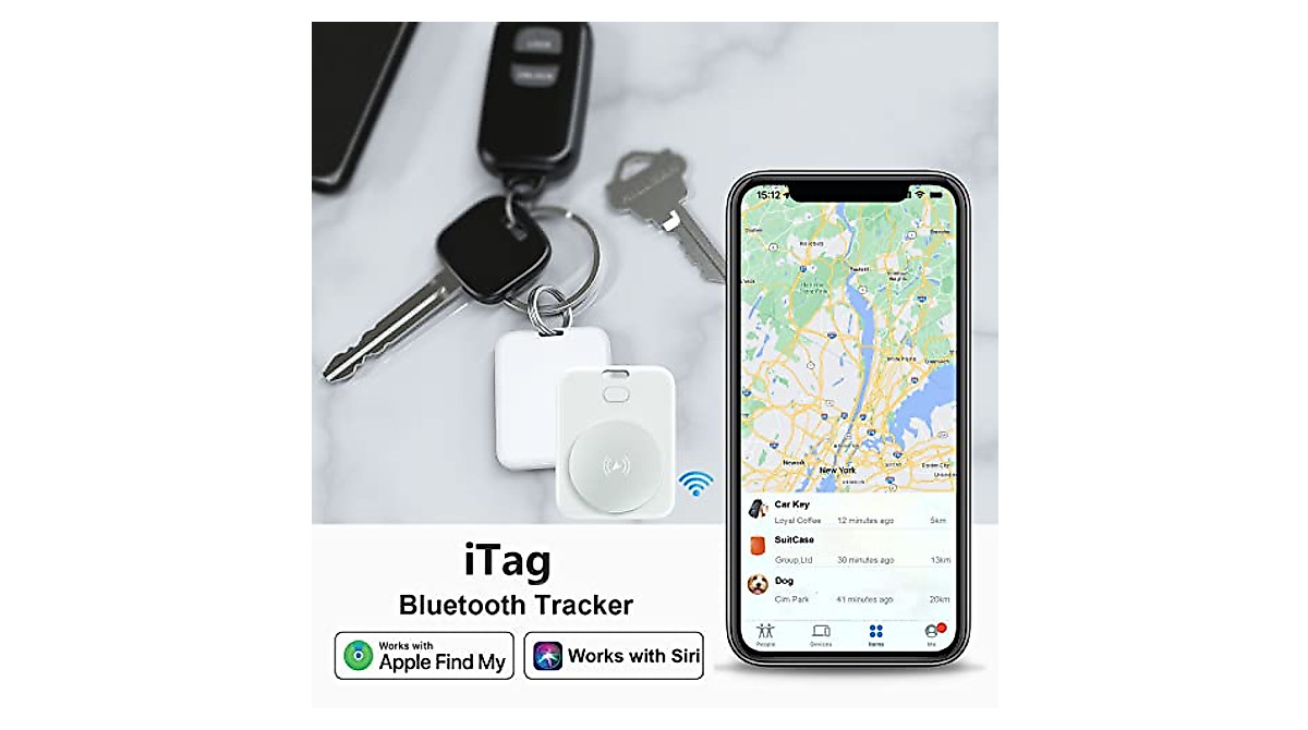 Key Finder 4 Pack, Key Locator Bluetooth Tracker with Loud Beep Sound ...